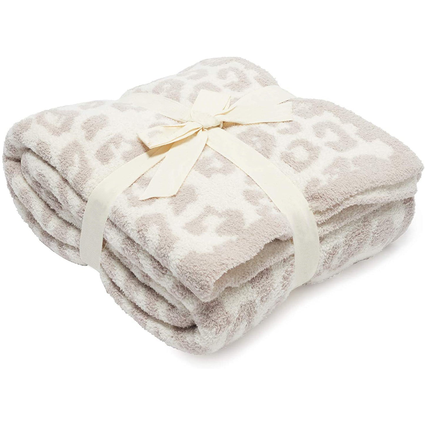 Super Soft Leopard Print Blanket, Warn Knitted Fleece Blanket, Sofa N ...